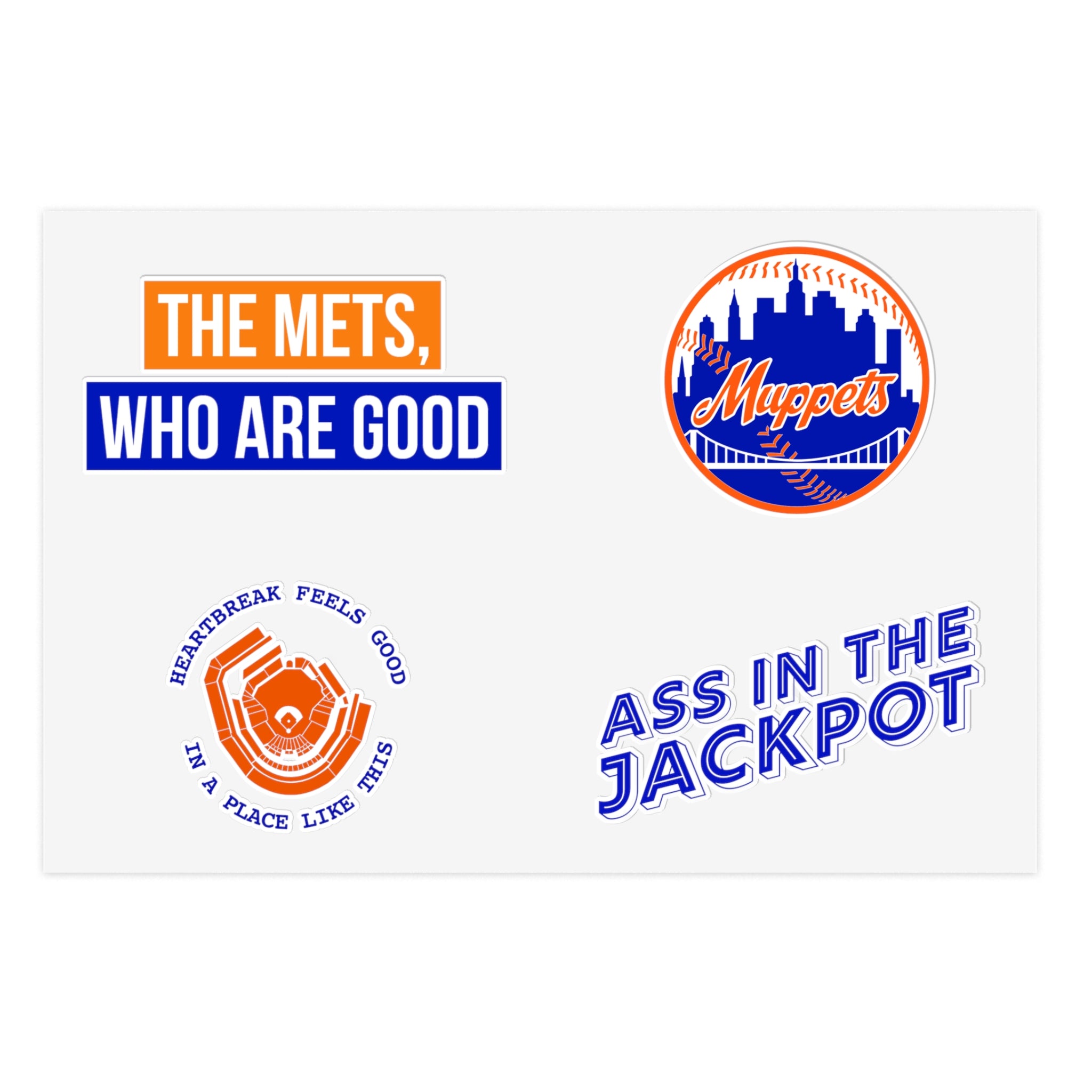 Mets Sticker Sheets – Sympatheticinker
